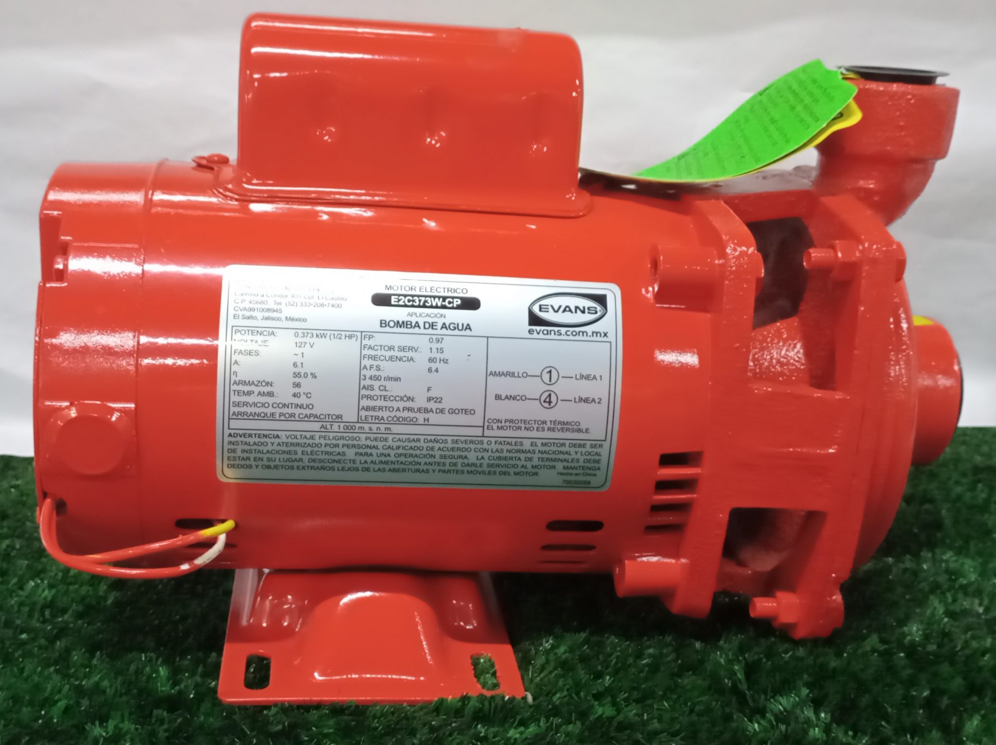 ELECTROBOMBA CENTRIFUGA 1/2 HP EVANS 2HME050 – AgroSoluciones Ardila S.A.S